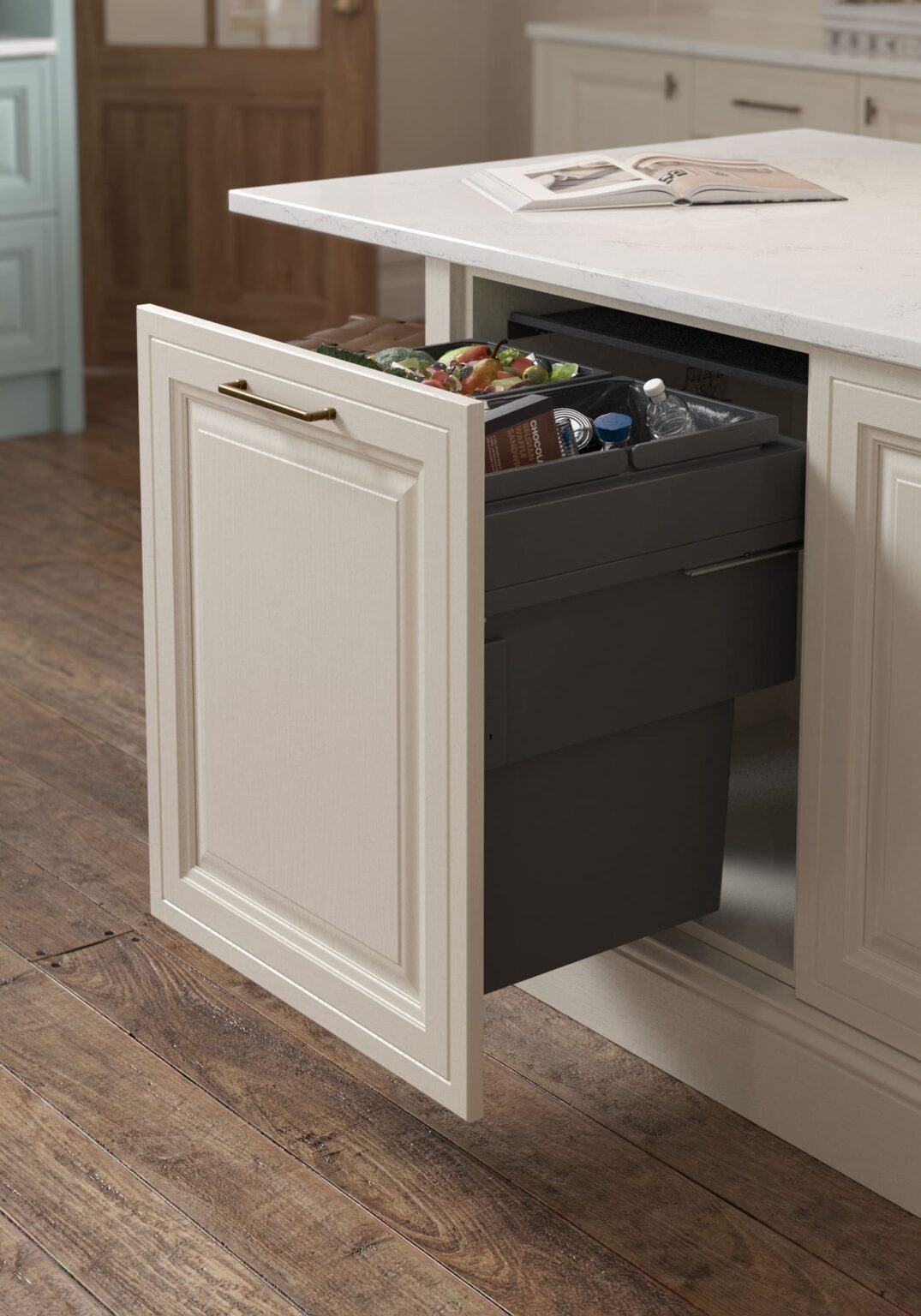 Pull-Out Bins Storage Options for STORI Kitchens