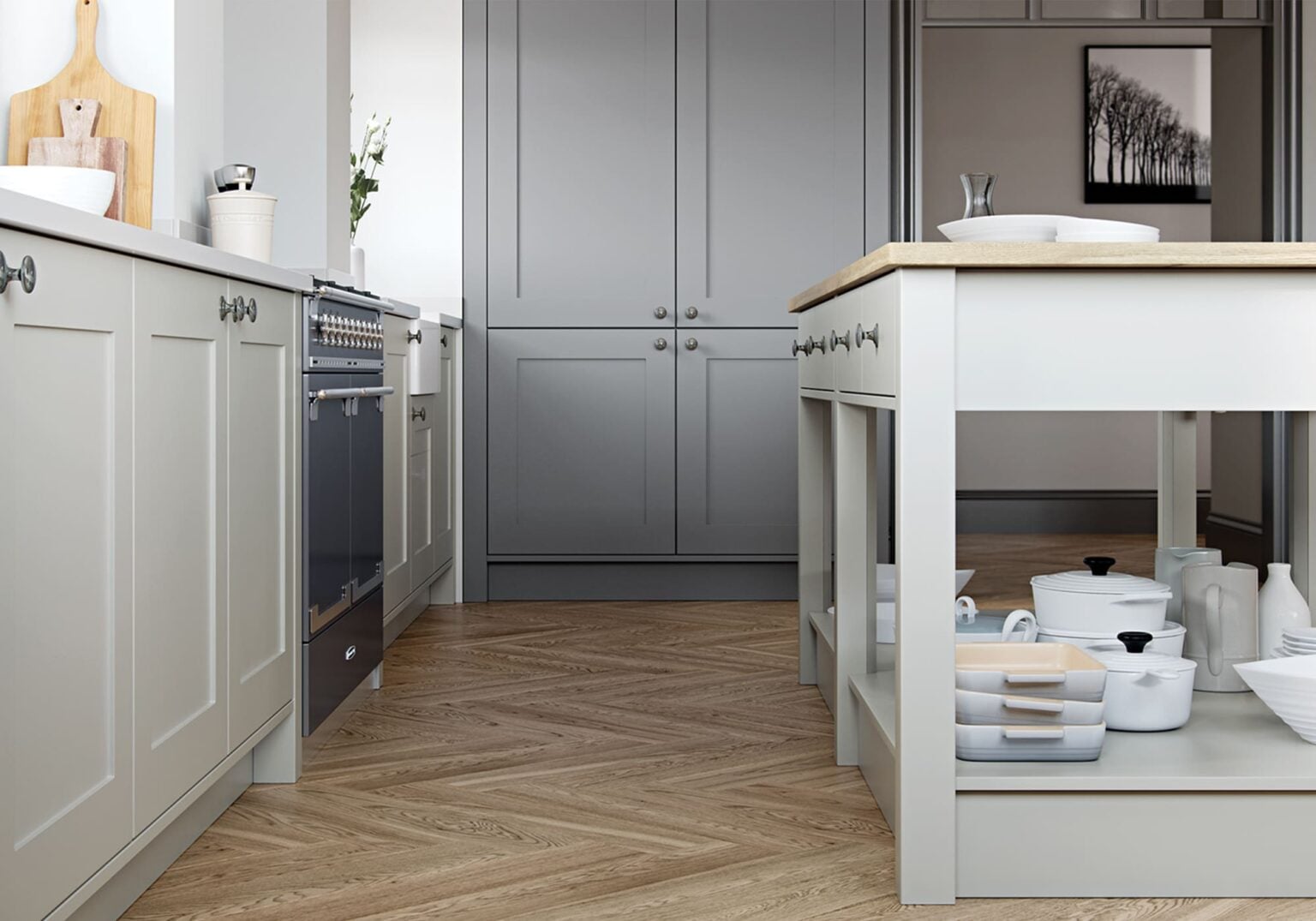 Georgia Kitchens | Shaker | Kitchen Range by STORI