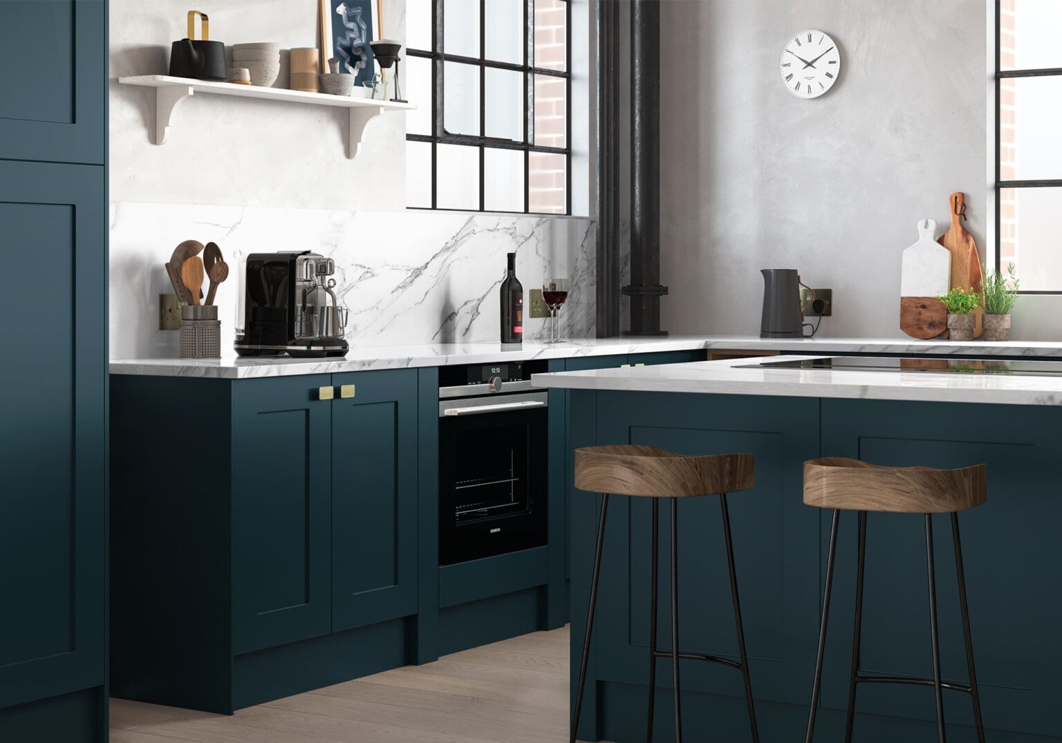 Georgia Kitchens | Shaker | Kitchen Range by STORI