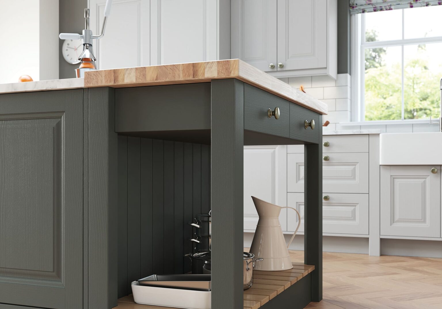 Jefferson Kitchens | Raised Centre Panel | Kitchen Range by STORI