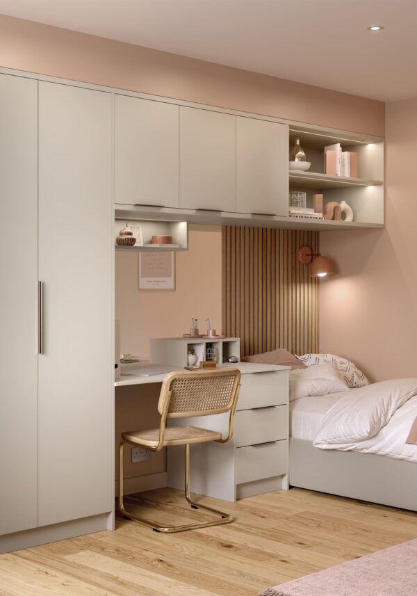 Zola Soft-Matte Bedroom Fitted Wardrobes & Furniture by STORI