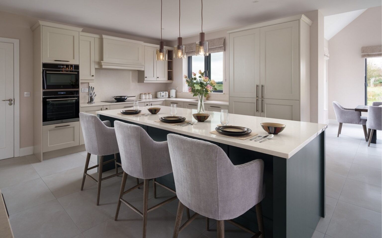 Taupe Grey Wakefield Bespoke Kitchen Cabinets/Units - Real Stories