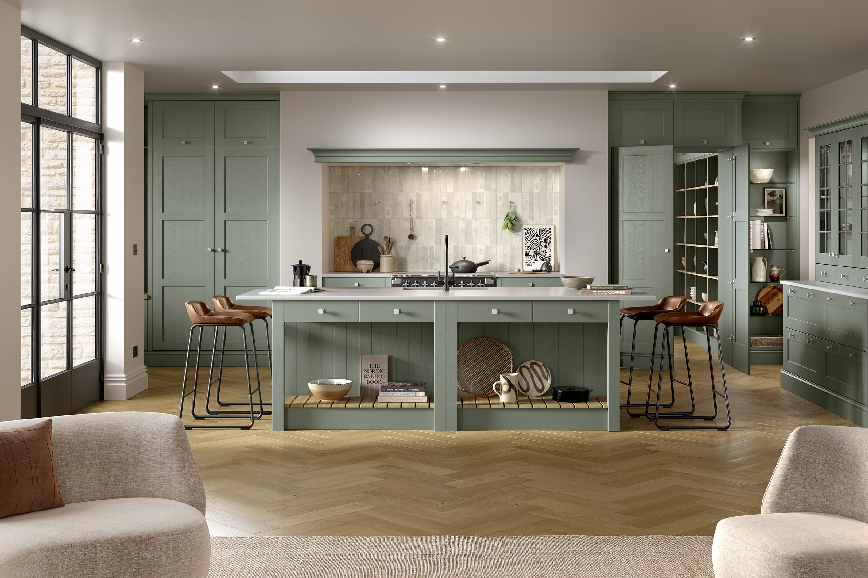Green Kitchens: A Celebration of Nature's Hues | STORI - Contemporary ...