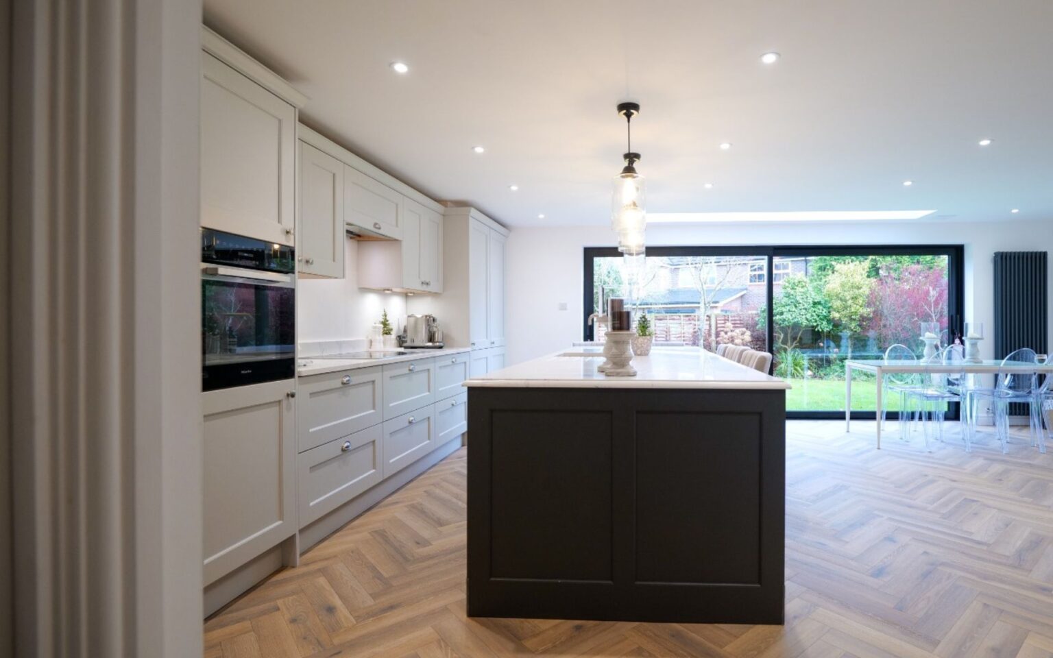 Light Grey Wakefield Bespoke Kitchen Cabinets/Units - Real Stories